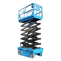 China 10m - 14m Lifting 320kg Hydraulic Electric Self-propelled Scissor Lift for sale