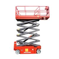 China 10m - 14m Lifting 320kg Hydraulic Electric Self-propelled Scissor Lift for sale
