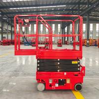 China 6m 8m 10m Hydraulic Scissor Lift Small 1-2 Man Mobile Scissor Lifter for sale