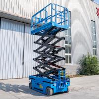 China 6m 8m 10m Hydraulic Scissor Lift Small 1-2 Man Mobile Scissor Lifter for sale