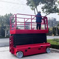 China Scissor Lift Platform 6m 8m 450kg Hydraulic Electric Lift For Warehouses for sale