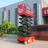 China Scissor Lift Platform 6m 8m 450kg Hydraulic Electric Lift For Warehouses for sale