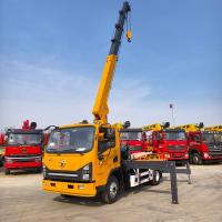 China 10ton 12ton Hydraulic Straight Arm Cargo Truck Mounted Crane for sale