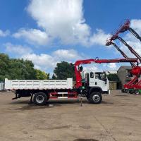 China Truck Mounted Crane 2ton 3ton 5ton Knuckle Boom Hydraulic Lifting Crane for sale