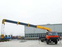 China Customized Cargo Truck Crane Vehicle Mounted Telescopic Arm Crane for sale