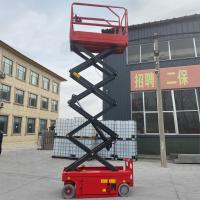 China Small Full Electric Hydraulic Self Propelled Scissor Lift 450kg Capacity for sale