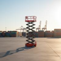 China Self-propelled Scissor Lift 4 - 8m Mini Electric Lifting Platform for sale