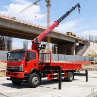 China 16 Ton 20 Ton Mobile Hydraulic Truck Mounted Crane Straight Boom Telescopic Crane for sale