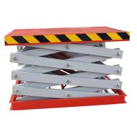 China 1ton 3m Small Warehouse Hydraulic Goods Lift Electric Scissor Lift Tables for sale