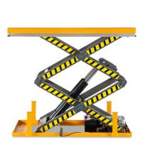 China 1ton 3m Small Warehouse Hydraulic Goods Lift Electric Scissor Lift Tables for sale
