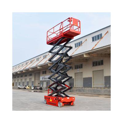 China Industrial Scissor Lift 6m 8m 10m Hydraulic Electric Scissor Lift Platform for sale