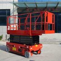 China Industrial Scissor Lift 6m 8m 10m Hydraulic Electric Scissor Lift Platform for sale
