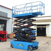 China 10m 12m 14m Aerial Work Platform Electric Hydraulic Self Propelled Scissor Lifts for sale