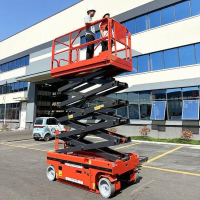 China 10m 12m 14m Aerial Work Platform Electric Hydraulic Self Propelled Scissor Lifts for sale