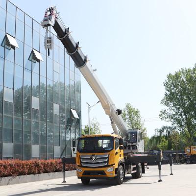 China 16ton Truck Mounted Crane Hydraulic Telescopic Boom Lifting Crane for sale