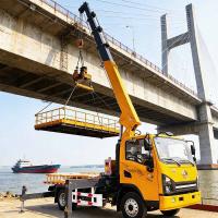 China 16ton Truck Mounted Crane Hydraulic Telescopic Boom Lifting Crane for sale