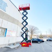 China Scissor Lift 6m 8m 10m 14m Electric Self Propelled Hydraulic Lifter for sale