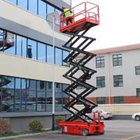 China Max 14m Height Electric Mobile Scissor Lift Self Propelled Hydraulic Lift Platform for sale