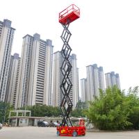 China Scissor Lifting Platform14m Self Propelled Hydraulic Scissor Lifter for sale