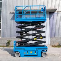 China Compact Scissor Lift Hydraulic Self Propelled Scissor Lifter 6m 8m 10m for sale