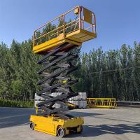 China Compact Scissor Lift Hydraulic Self Propelled Scissor Lifter 6m 8m 10m for sale