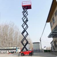 China 6-16m Aerial Work Lifting Platform Electric Hydraulic Scissor Lifter For Sale for sale