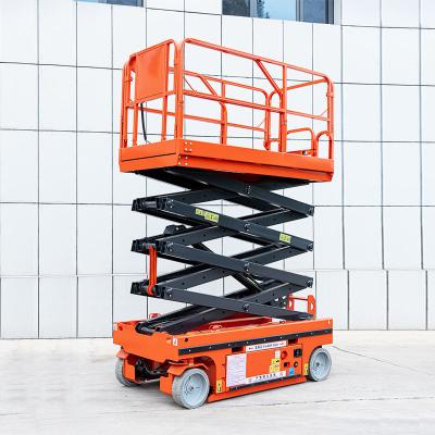 China CE 4m 6m 8m Electric Small Electric Lift Platform Mobile Scissor Lifter for sale