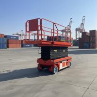 China 6m 230kg Capacity Electric Mini Scissor Lift Platform For Narrow Spaces for sale
