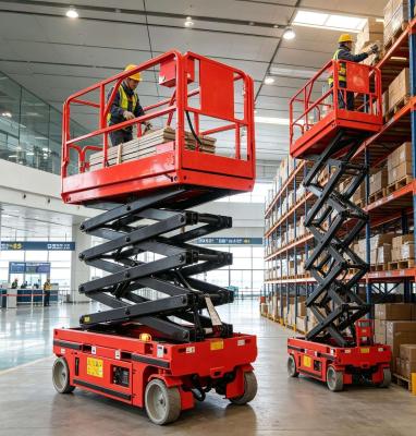 China 6m 8m 450kg Self Propelled Scissor Lift For High Altitude Construction for sale