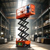 China CE Certified Scissor Lift Platform 6m 8m Electric Hydraulic Lifter For Warehouses for sale
