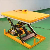 China Fixed Scissor Lift Platform 4 Ton 1.4m Electric Hydraulic Stationary Lift Table for sale