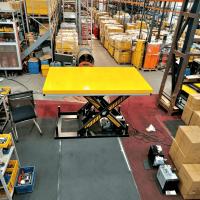 China Fixed Scissor Lift Platform 4 Ton 1.4m Electric Hydraulic Stationary Lift Table for sale