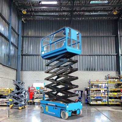 China Full Automatic Lifting Platform 12m Self Propelled Scissor Lift 320Kg Load Capacity for sale