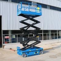 China 320kg Scissor Lift 10m Self Propelled Scissor Lift For Aerial Work for sale