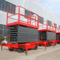 China 12m 500kg Scissor Lift Platform Hydraulic Mobile Scissor Lifter for sale