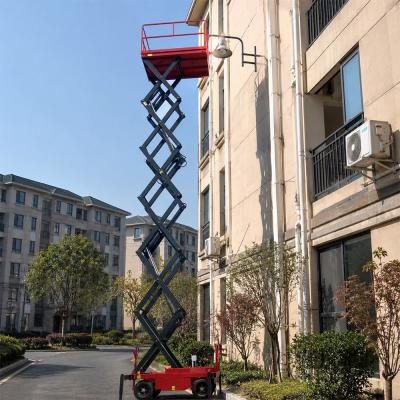 China 12m 500kg Scissor Lift Platform Hydraulic Mobile Scissor Lifter for sale