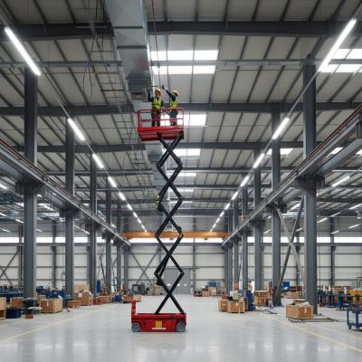 China Mobile Scissor Lifter Hydraulic Aerial Work Platform For Indoor and Outdoor Use for sale
