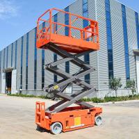 China Small Hydraulic Self Propelled Scissor Lift With 230kg Capacity for sale