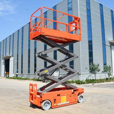 China Small Hydraulic Self Propelled Scissor Lift With 230kg Capacity for sale