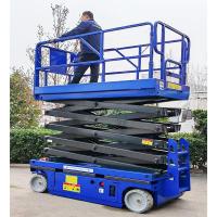 China 4 - 14m Mobile Scissor Lifting Platform Electric Scissors Lifts for sale