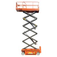 China Hydraulic Electric Scissor Lifter Aerial Work Platform 10m 450kg for sale