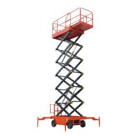 China 6m - 10m 2000kg Mobile Small Electric Scissor Lift Platform for sale