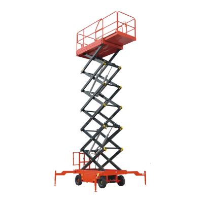China 6m - 10m 2000kg Mobile Small Electric Scissor Lift Platform for sale