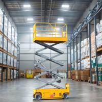 China 6m Platform Height 450KG Load Capacity Electric Self Propelled Scissor Lift Aerial Work Platform for sale
