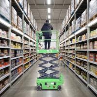 China 6m Platform Height 450KG Load Capacity Electric Self Propelled Scissor Lift Aerial Work Platform for sale