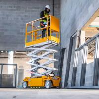 China 8m Lifting Stable Durable Scissor Lift Platform For Building Maintenance for sale