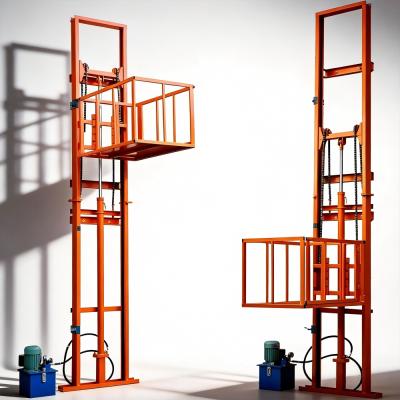China Hydraulic Cargo Lift 500kg Load Capacity Freight Elevator For Warehouse for sale