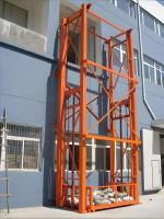 China Warehouse Double Guide Rail Cargo Lift 2000kg 9m Vertical Freight Elevator for sale