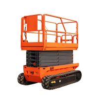 China All-terrain Crawler Aerial Work Platform Electric Hydraulic Tracked Lifting Platform for sale