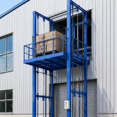 China Wall Mounted Industrial Goods Lift Home Hydraulic Cargo Elevator for sale